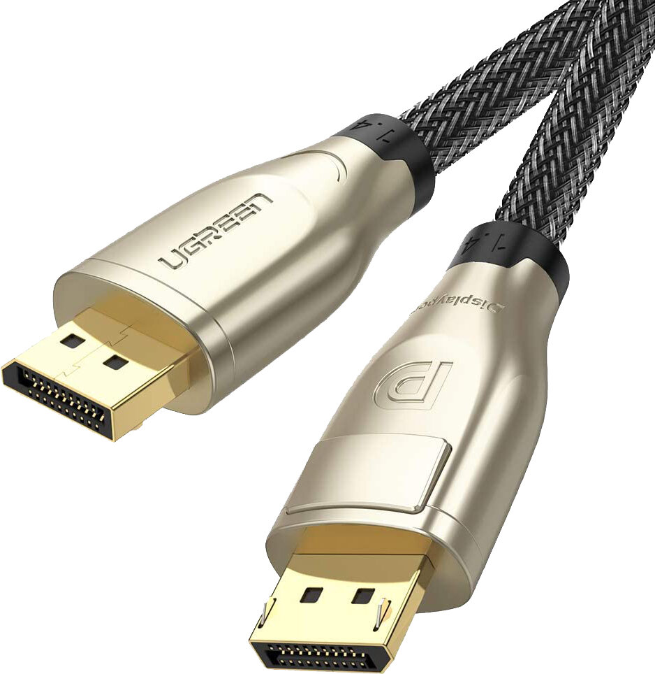 Кабель аудио-видео UGREEN DP112, DisplayPort (m) - DisplayPort (m), 3м, черный