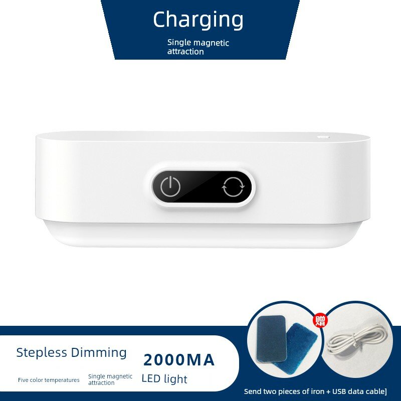 Зеркальная подсветка, светодиодная перезаряжаемая лампа для макияжа в ванную, светильник для зеркала в ванной, на