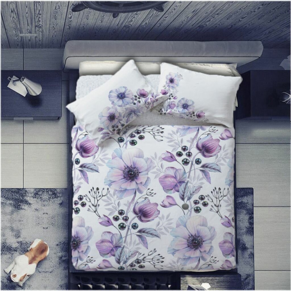 Постельное белье Emanuela Galizzi Flower Power 2052 Biancheria da letto rosa malva EGL/440733