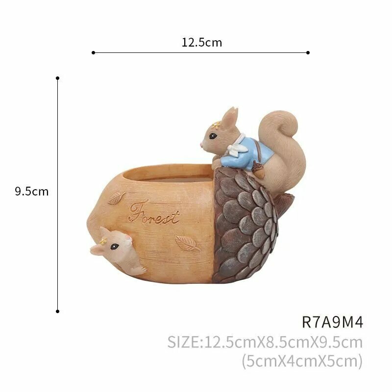 ROOGO Горшок для цветов 0.2 л, 15.3 см, 1 шт, цвет коричнево-красный