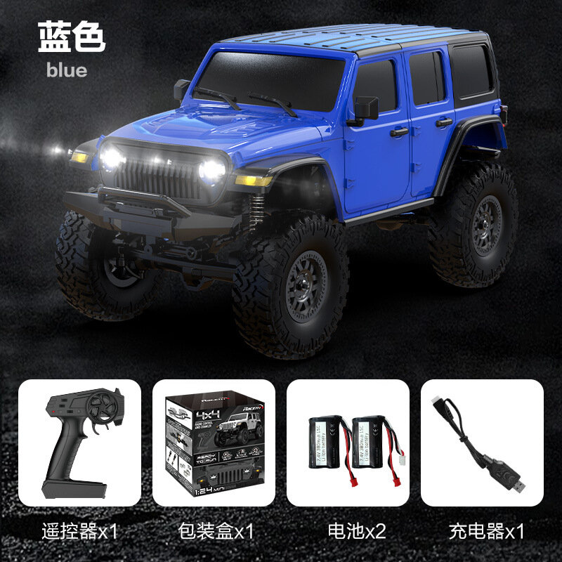 Orans Wrangler альпинистский автомобиль с дистанционным управлением 1:24 полноприводный полномасштабный внедорожный популярный автомобиль с дистанционным управлением