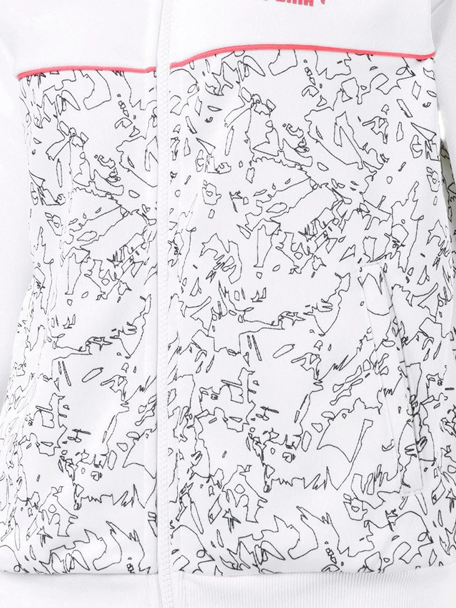 Толстовка PUMA, размер M, , бежевый/белый — фото 1