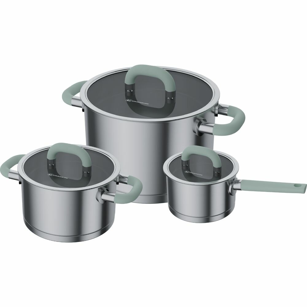 Набор посуды OMOIKIRI Takara Set OL, olive