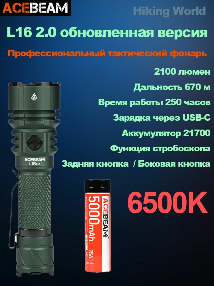 Acebeam Фонарь-прожектор