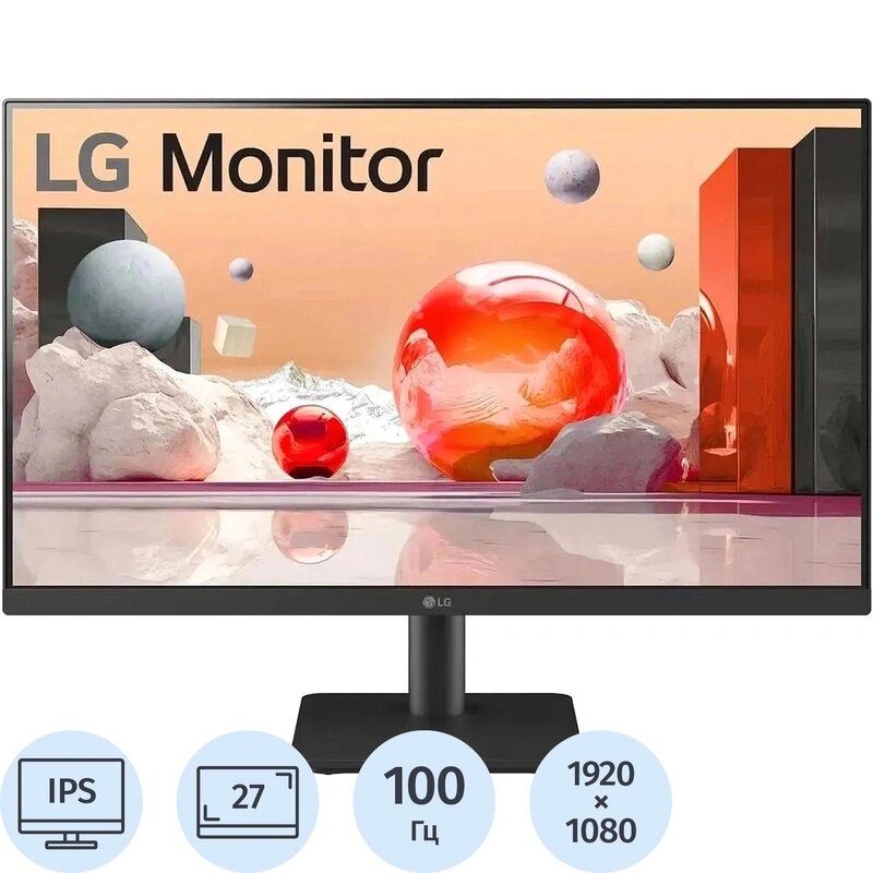 Монитор LG 27MS500-B (27MS500-B. ARUZ)27/FHD/IPS/100Hz/250cd/5ms/HDMI