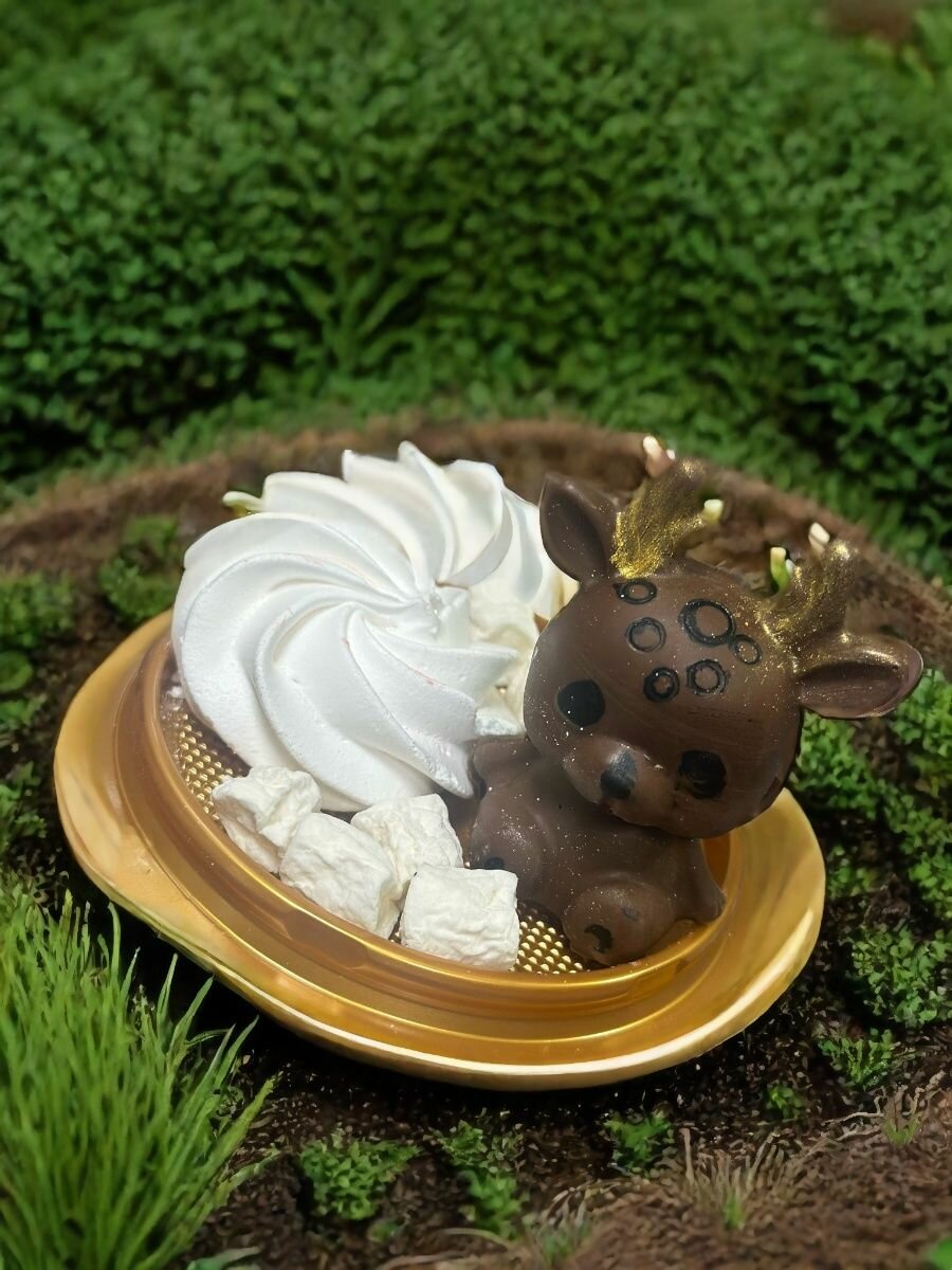 Конфеты "Шоколадный Олененок", молочный бельгийский шоколад, 180 г