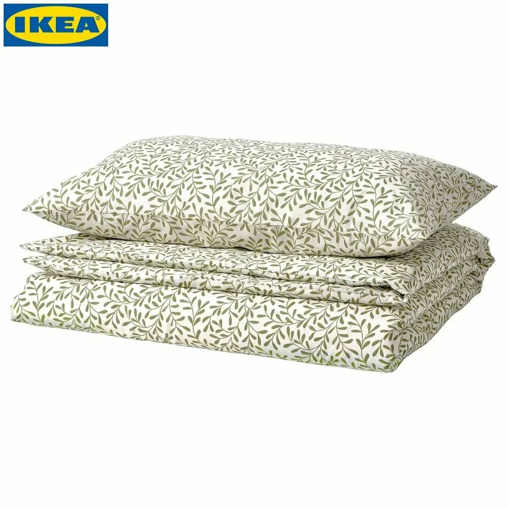 IKEA Пододеяльник Полиэстер, Хлопок, Односпальный, 150x200