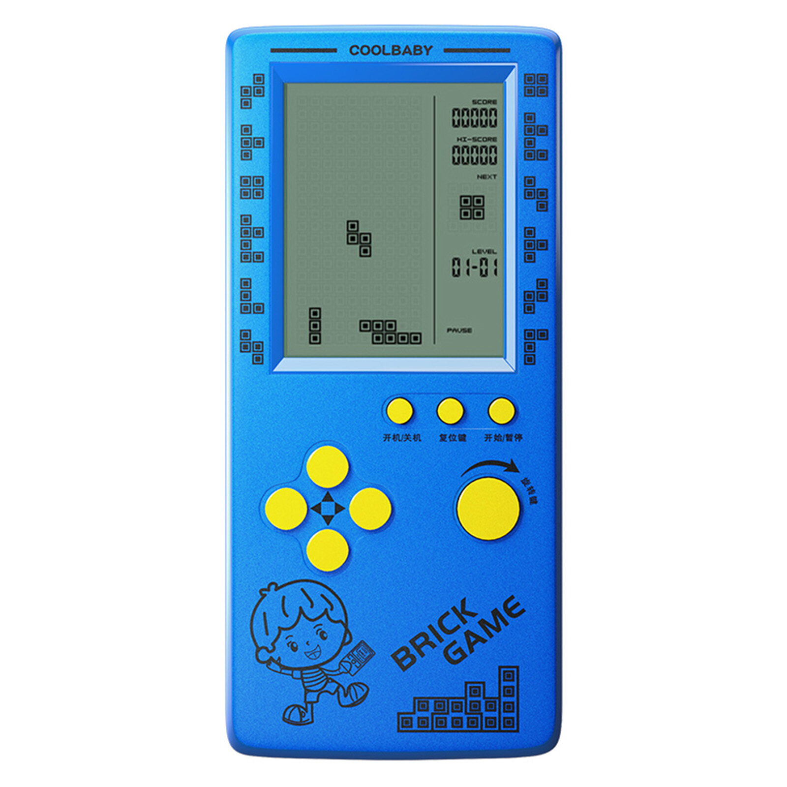 Классическая блочная игровая консоль RS-100 Tetris