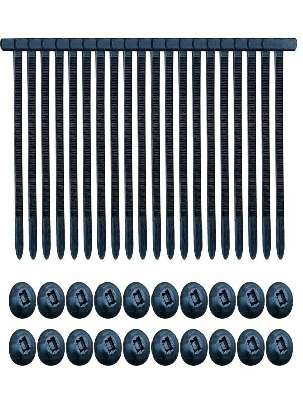 Универсальная нейлоновая пряжка для кабельной стяжки