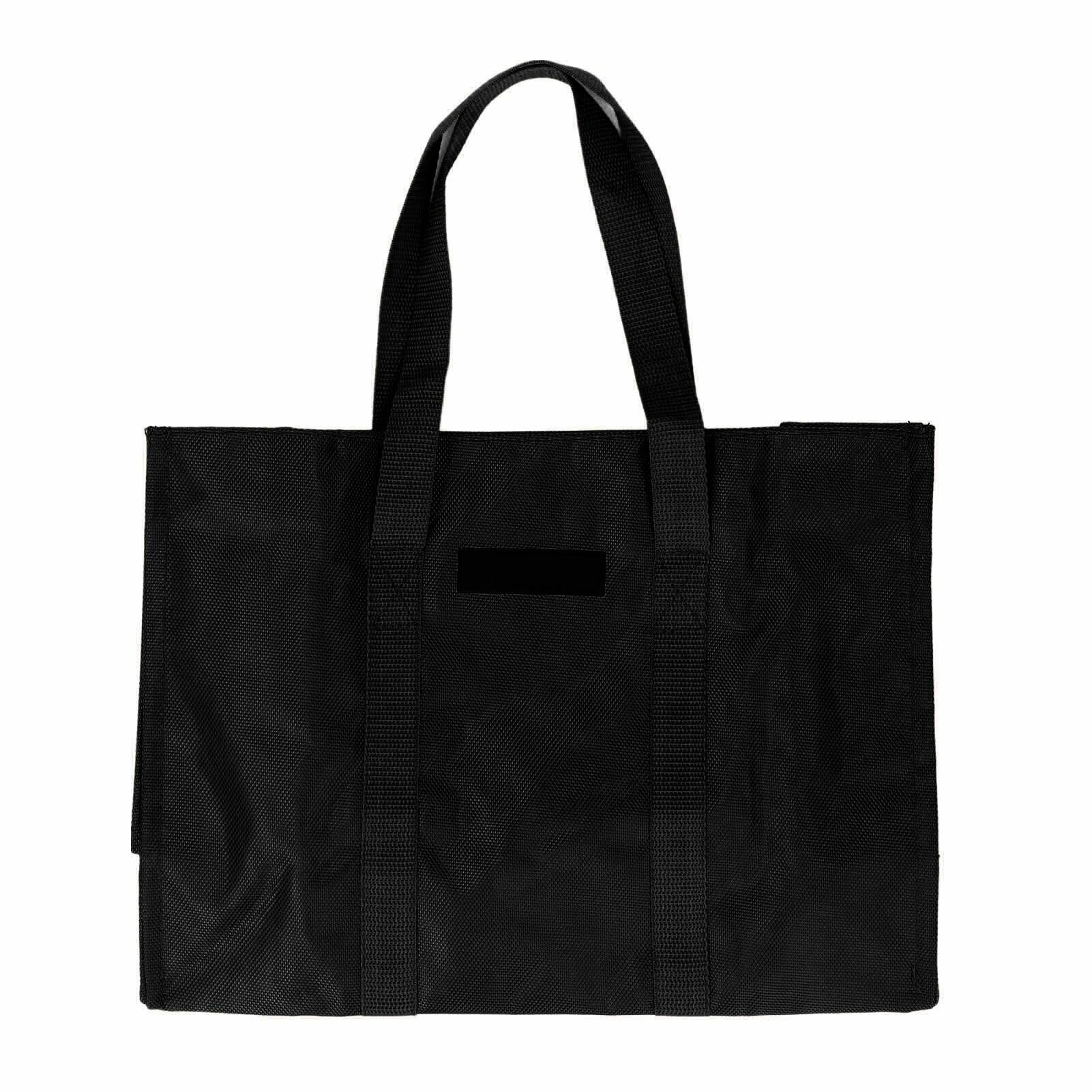 Сумка-тоут для инструментов электрика, прочная ткань Оксфорд, садовый инструмент, переносной кейс для хранения, черный цвет