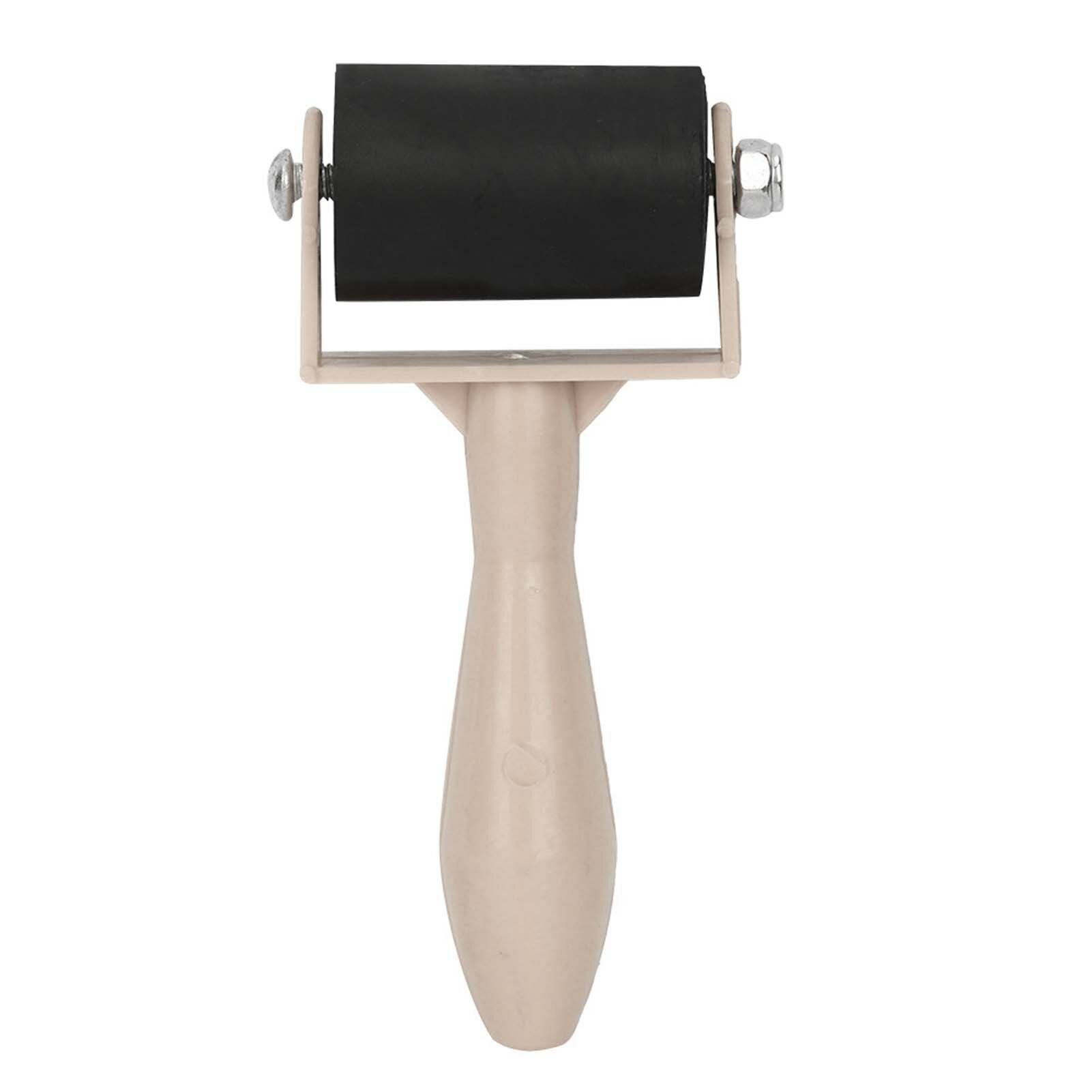 Plastic Handle Printmaking Brayer Ink Painting Rubber Roller Art Stamping Tool (Primary Color)