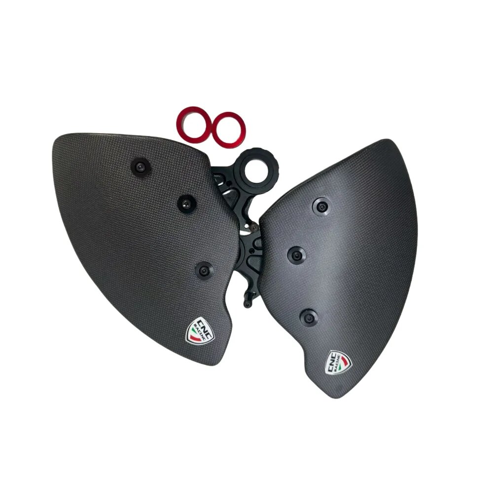 Комплект чехлов на колеса из углеродного волокна для мотоцикла DUCATI 899 959 1199 1299 a pair-black