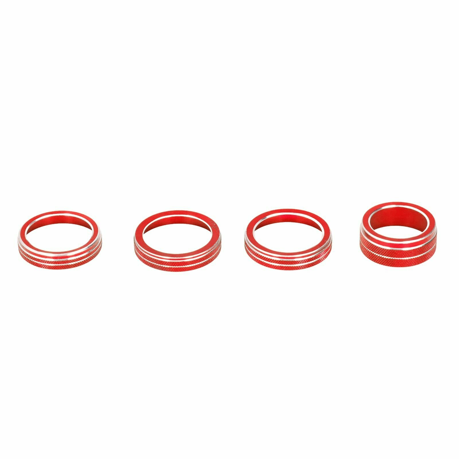 Крышка кнопки кондиционера, замена ручки переключателя фар, аксессуары для Jeep Wrangler JL 2018 2021, красный