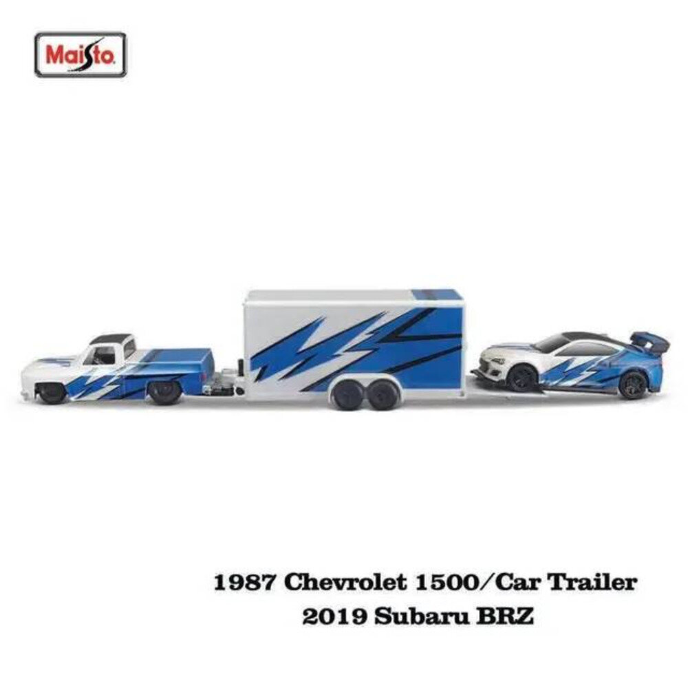 Maisto 1:64 1955~2021 Классическая модель легкового автомобиля-прицепа из сплава. Коллекция имитаций литья под давлением. Несколько стилей на выбор.