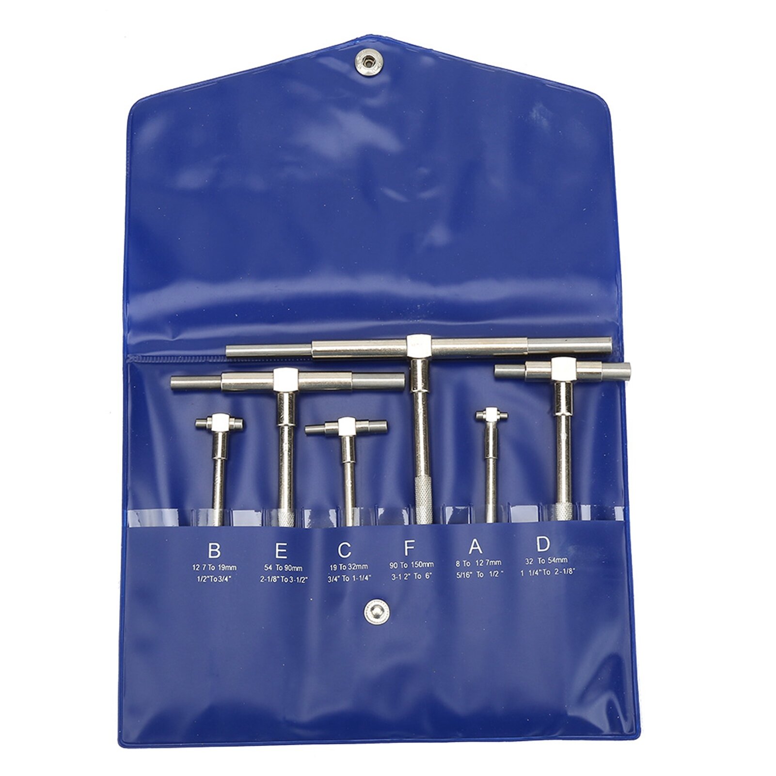 Inner Diameter Gauge, Double Action Handles Telescopic Gauge Set, Adjustable Super Quality for Hole