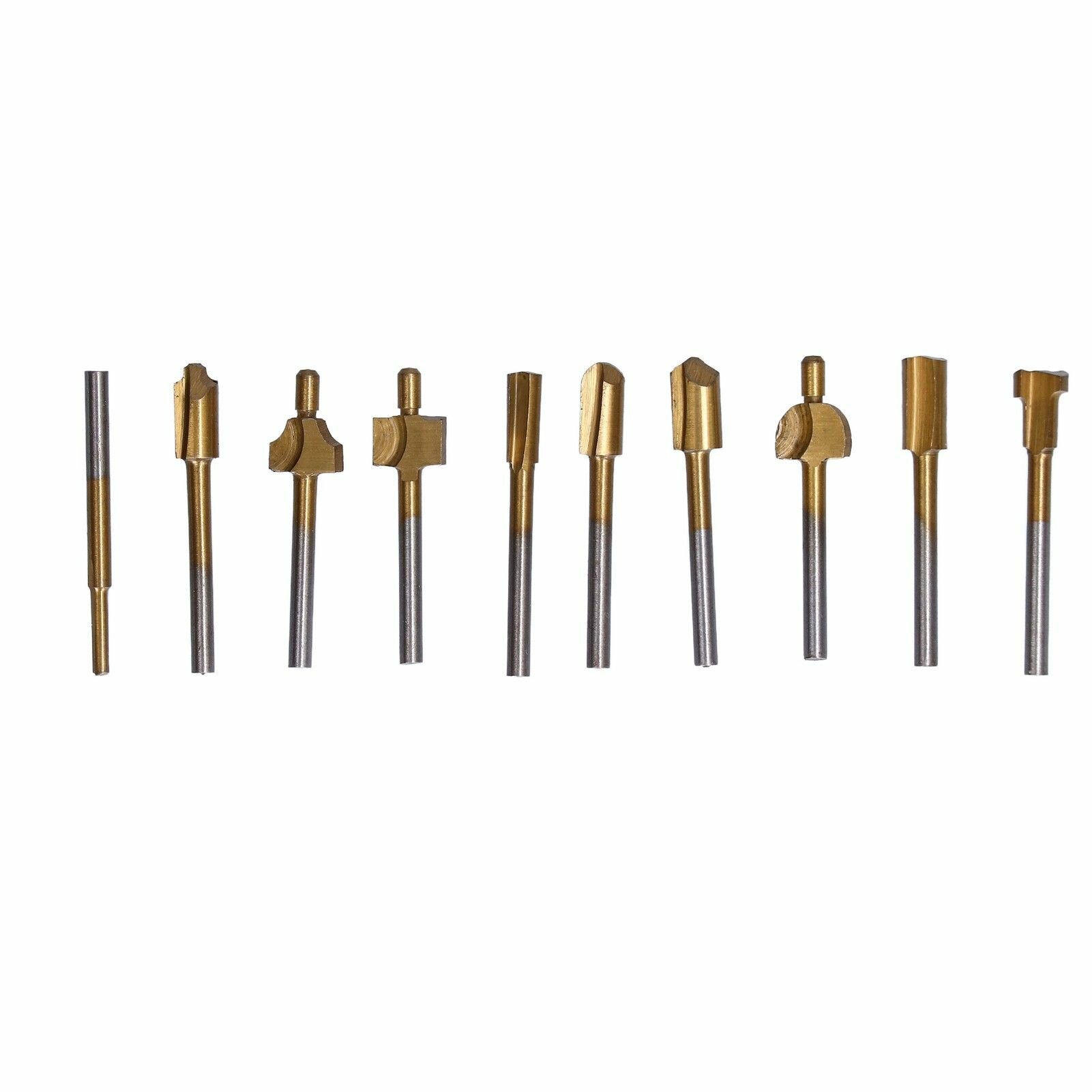 10 шт, столярные фрезы, твердосплавные фрезы, набор для DIY деревообработки, резьбы, гравировки, сверления