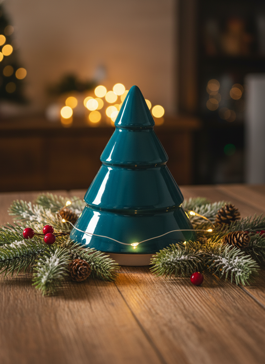 Статуэтка "Голубая ель" большая