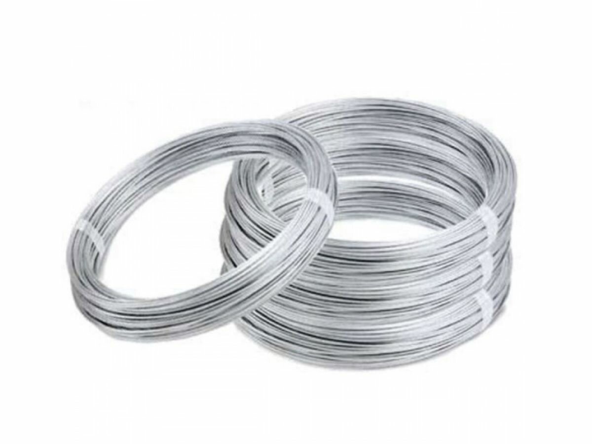 Проволока вязальная оцинкованная ф1.0мм (бухта 3кг) (ГОСТ 3282-74) (1308522268489) (прост)