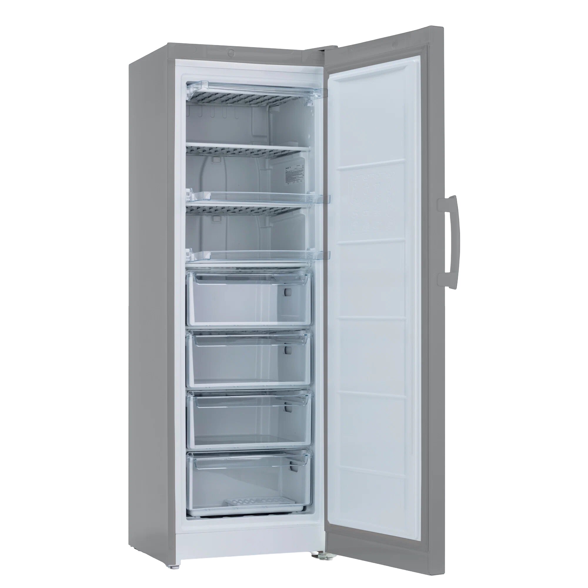 Морозильная камера Indesit DFZ 5175 G, NoFrost, цвет серебристый — фото 1
