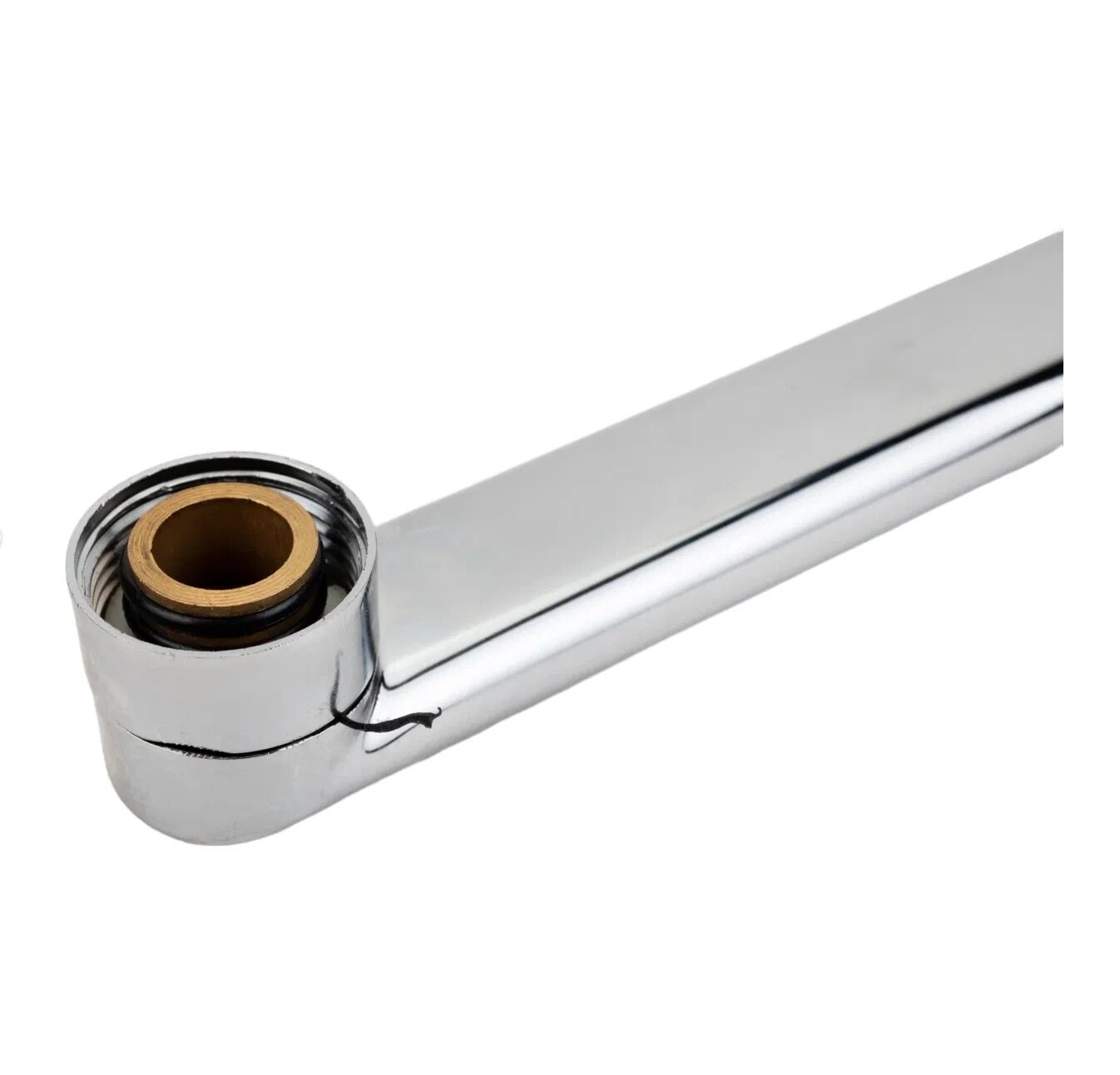 Излив STEMIX STM-P400, плоский, для ванны, 40 см, хромированный