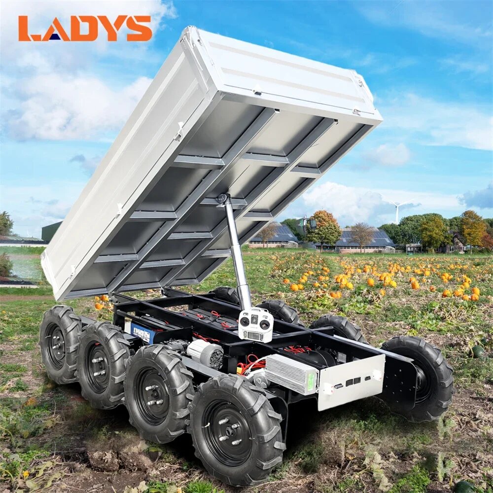 Электрический транспортер с дистанционным управлением, сельскохозяйственная садовая ферма D-1200, оборудование для обработки электрических материалов UTV ATV