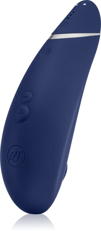 Стимулятор клитора Womanizer Premium 2, цвет синий