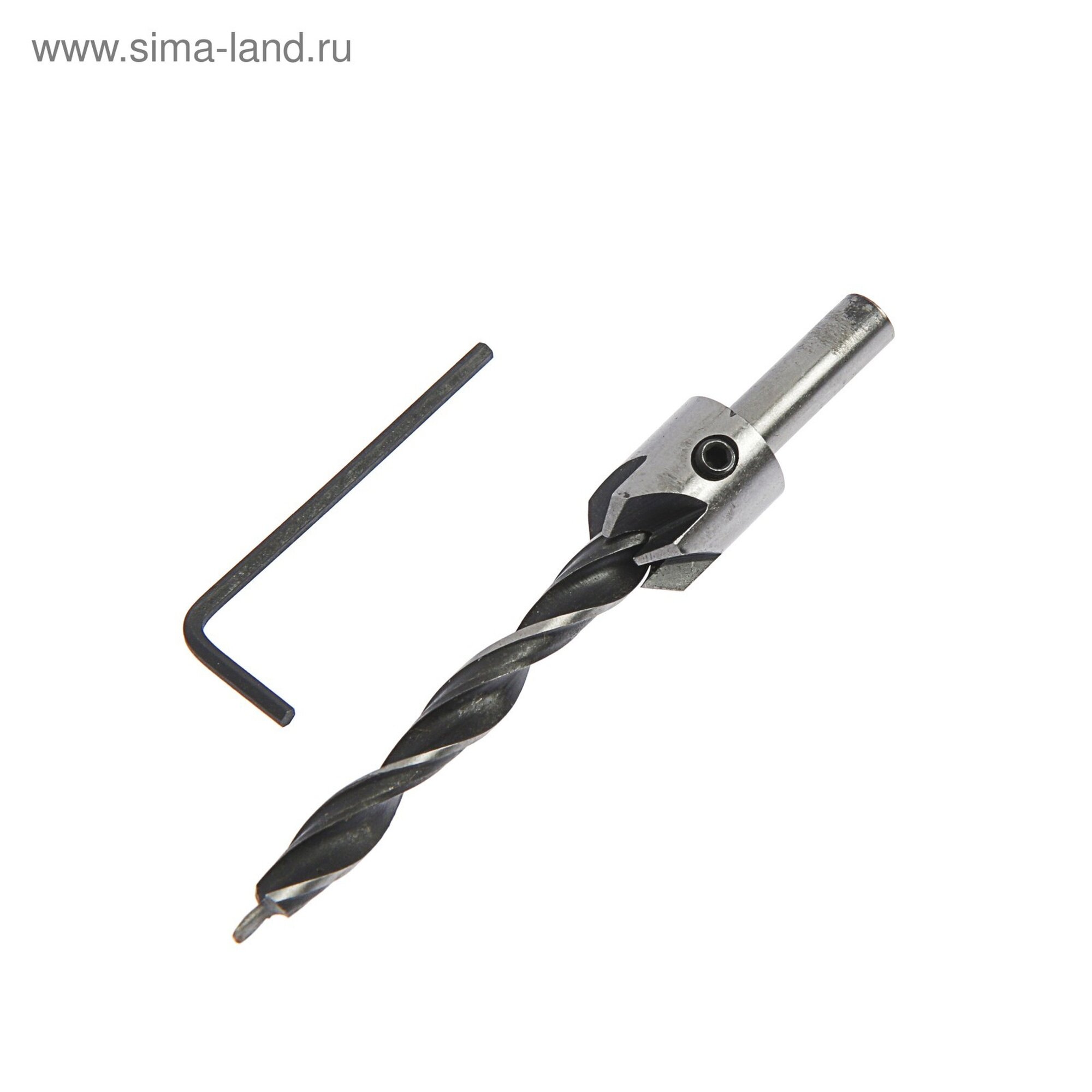 Сверло с зенкером тундра, по дереву/фанере, 8 х 110 мм, 1 штука