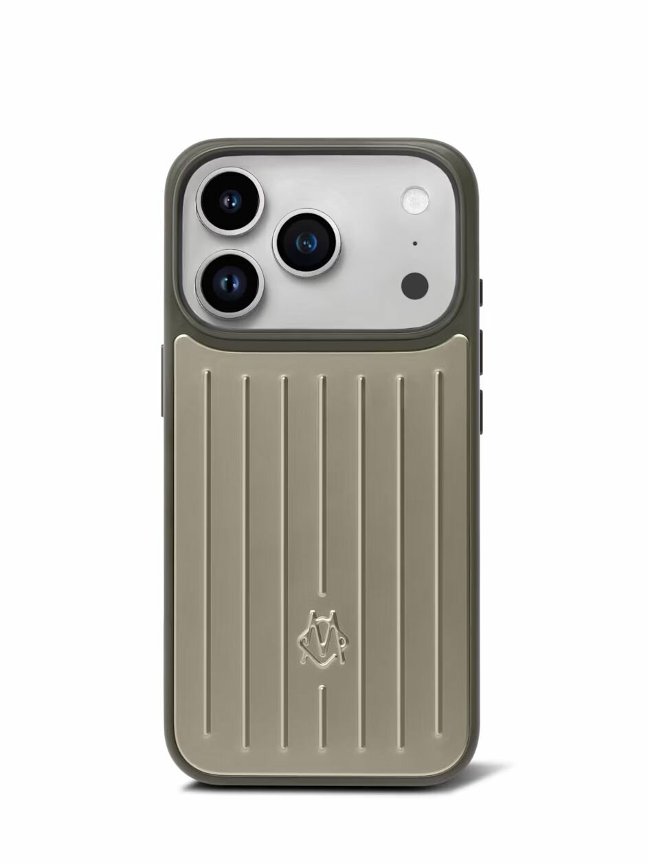 Чехол для iPhone 17 Pro Rimowa Titanium Case, алюминиевый, титан