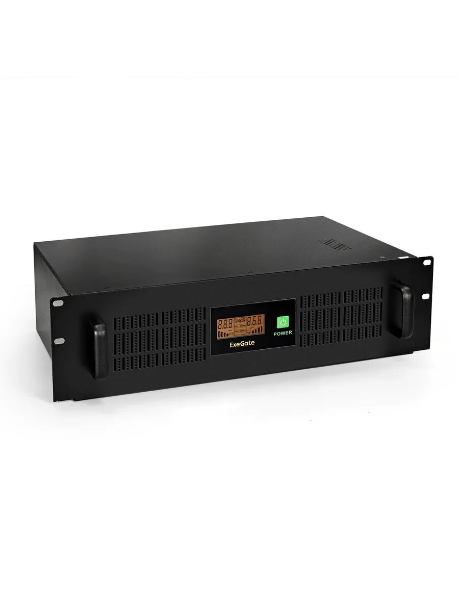 ИБП ServerRM UNL-1500 LCD AVR, 1500 ВА 900 Вт, 3 розетки