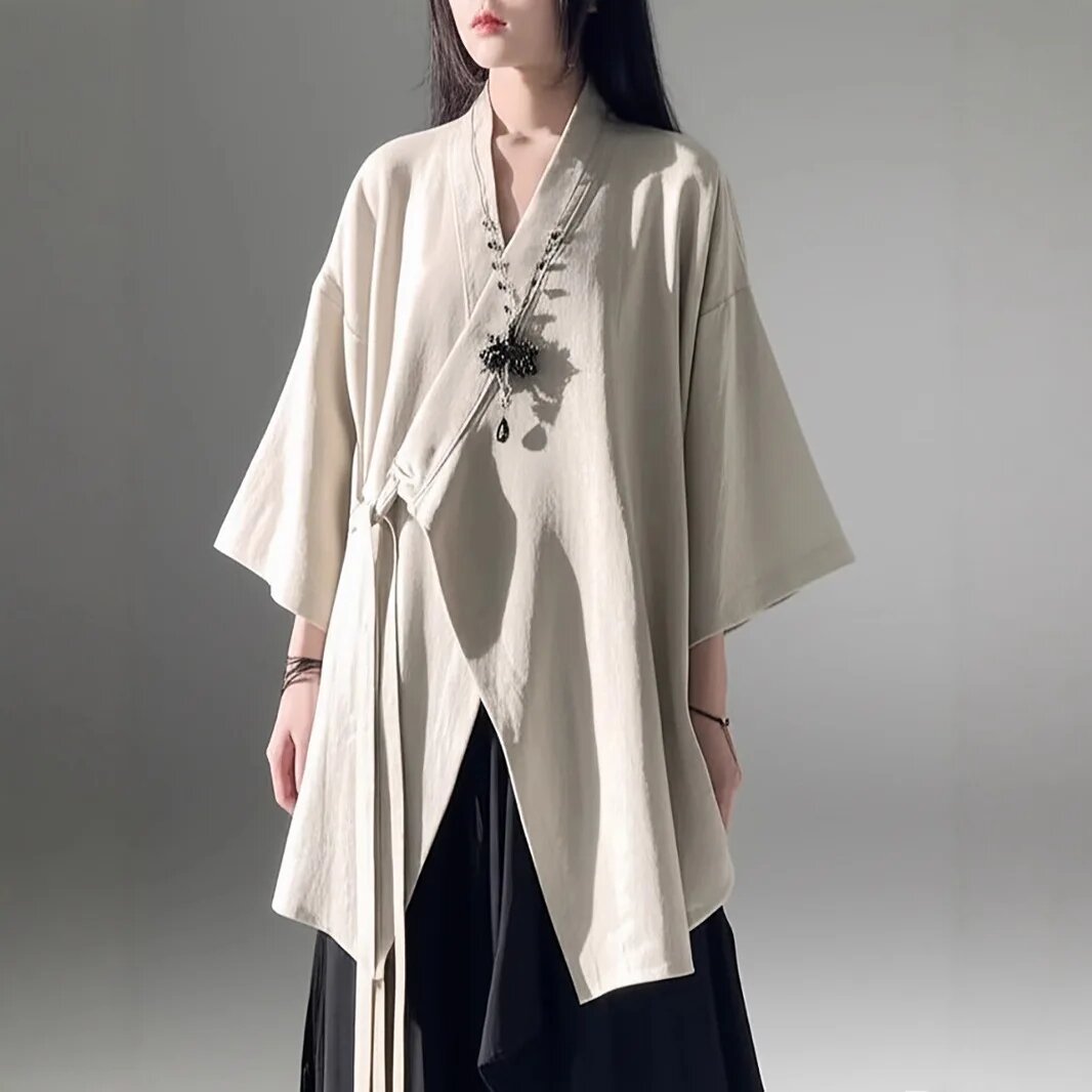 Мужское винтажное кимоно из полиэстера М, 1