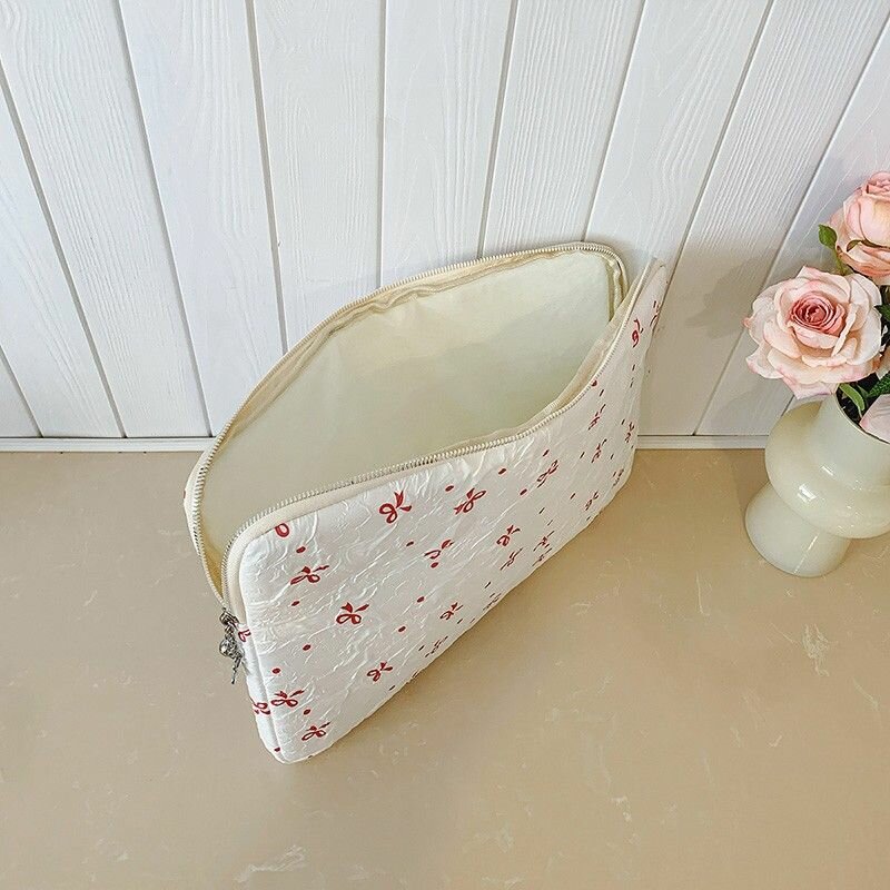 13-15-дюймовая сумка для хранения ноутбука с рисунком банта для работы, путешествий, повседневной деятельности