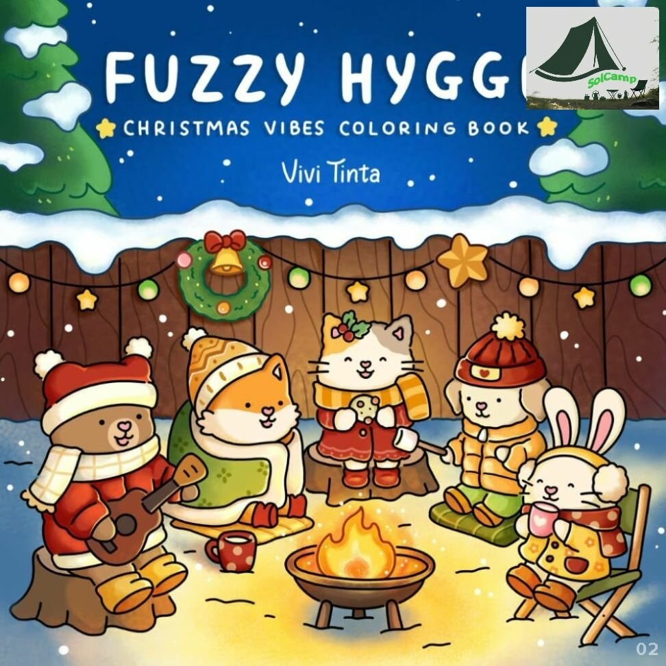 Эксклюзивный артбук Vol26 для расслабляющего творчества взрослых и подростков с уютными зимними пейзажами и очаровательными животными