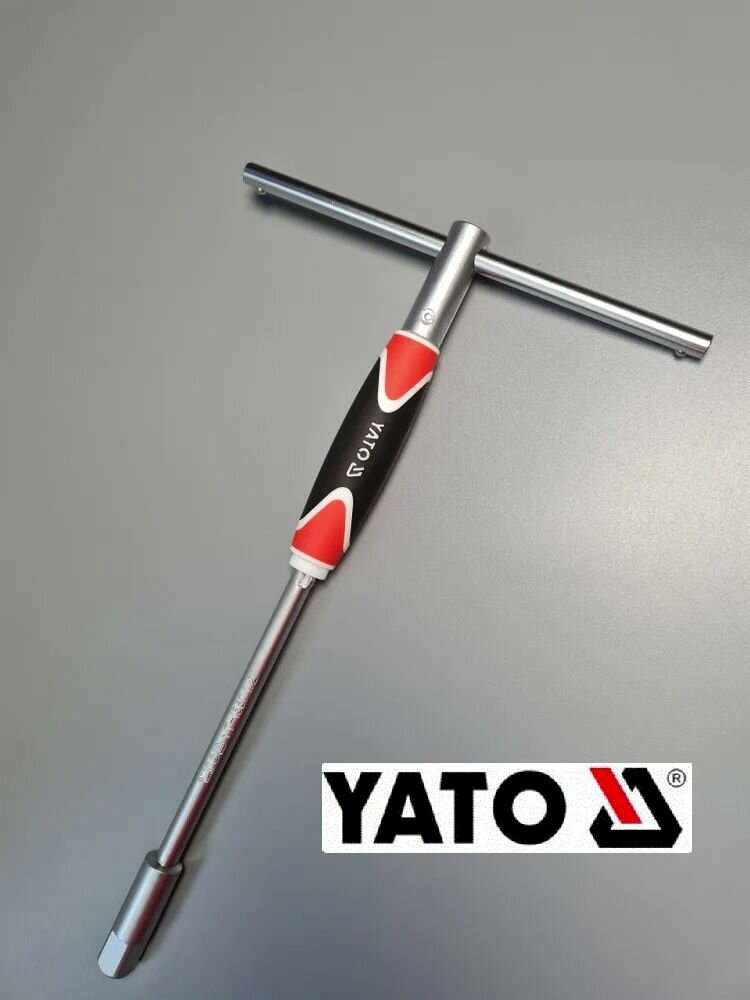Вороток 1/2" 310x200мм YATO YT-1567 Т-образный с вращающейся ручкой
