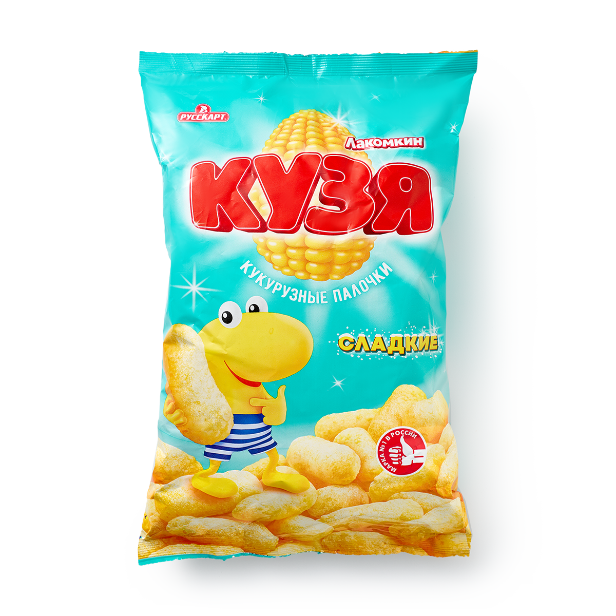 Кукурузные палочки «Кузя Лакомкин», сладкие, мягкие, 140 грамм