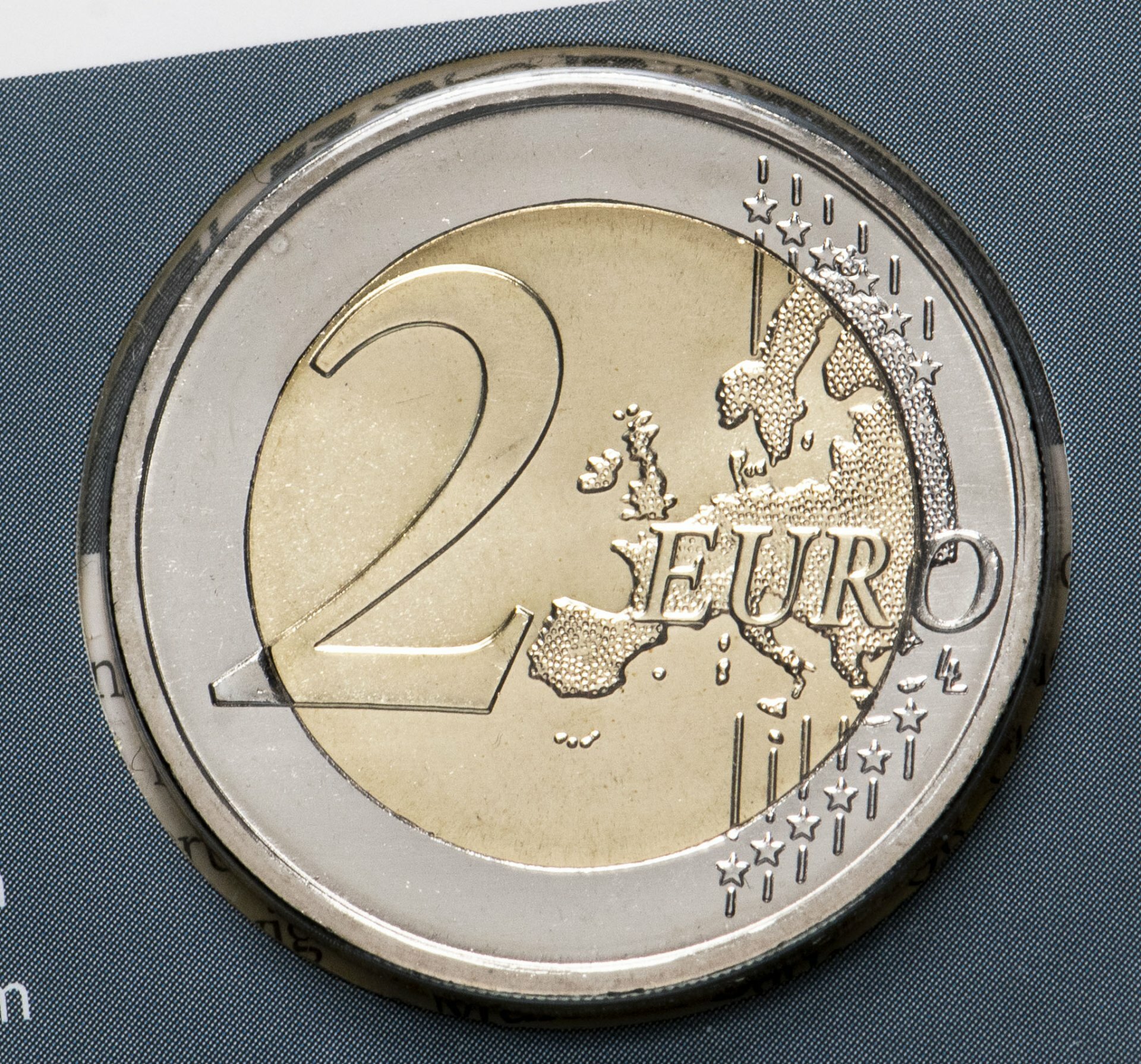 Германия 2 евро 2016 F "Федеральные земли Германии: Саксония" BU официальный блистер, Биметалл, в сохранности BUNC