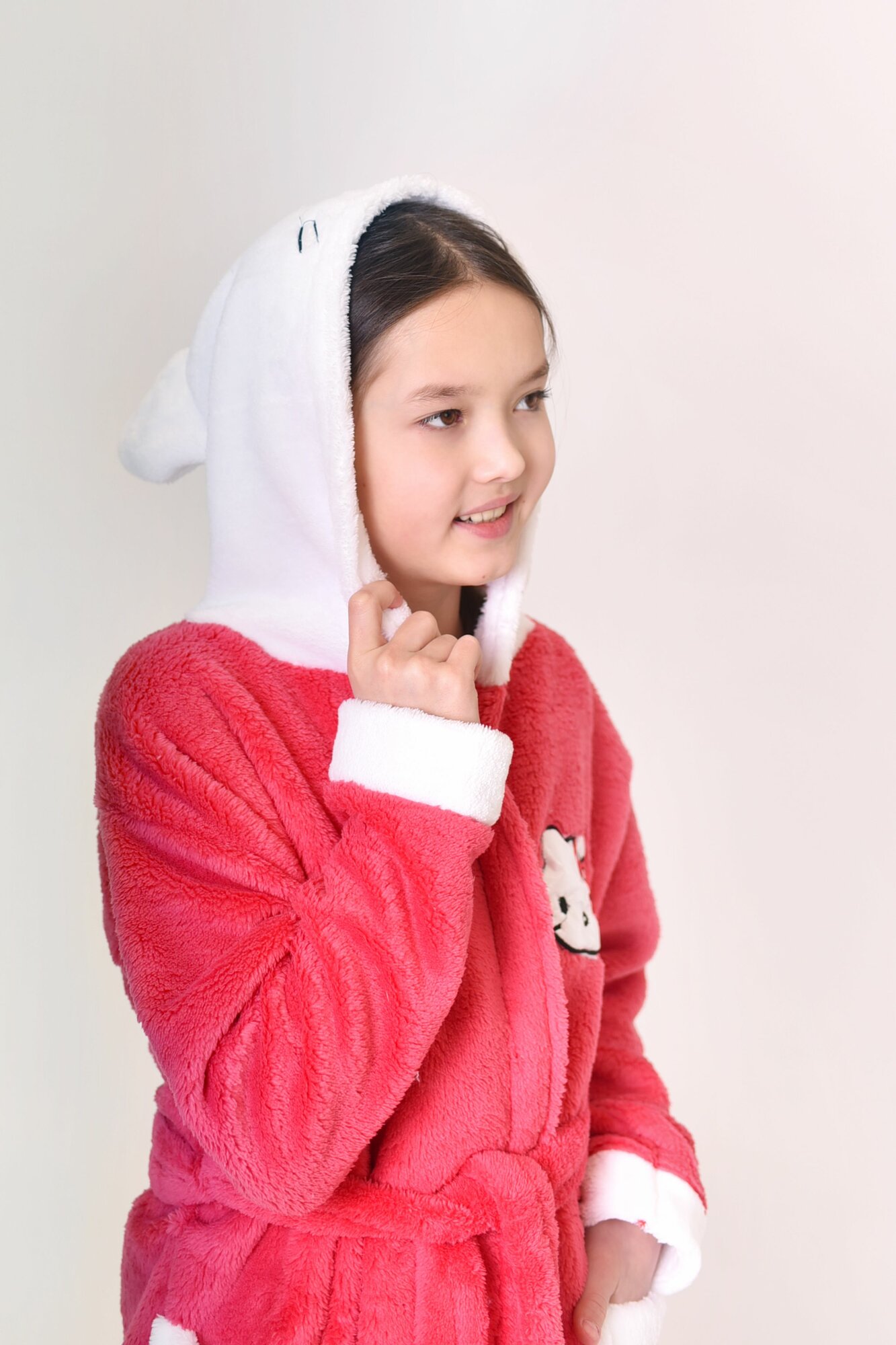 Халат махровый для девочки