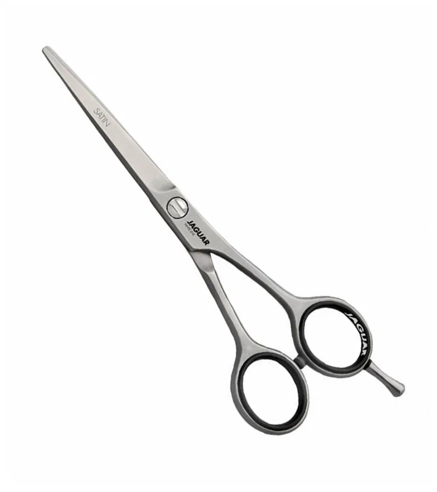 Ножницы Jaguar Satin WL 0365, для стрижки волос, эргономичные, с упором, серые