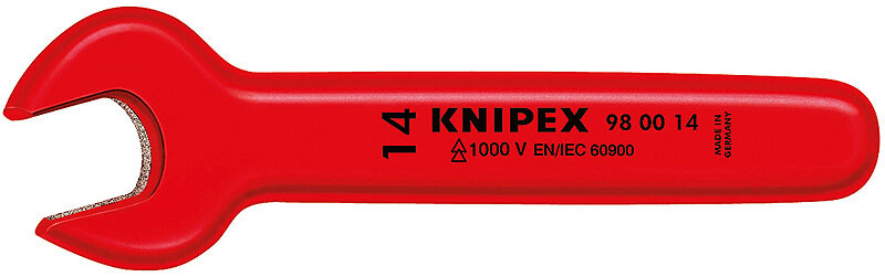 Ключ рожковый односторонний диэлектрический 19 мм VDE KNIPEX KN-980019