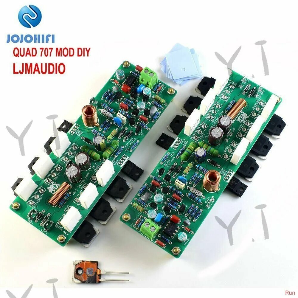 Клонирование Quad707 Двойной готовый лист 125W 8R, 250W 4R DC (25V - 55V) Классический задний усилитель мощности-XX