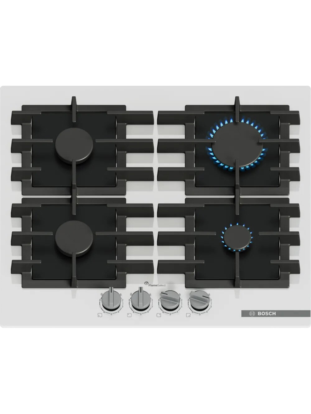 Варочная панель газовая Bosch PPP6A2I40R, белый