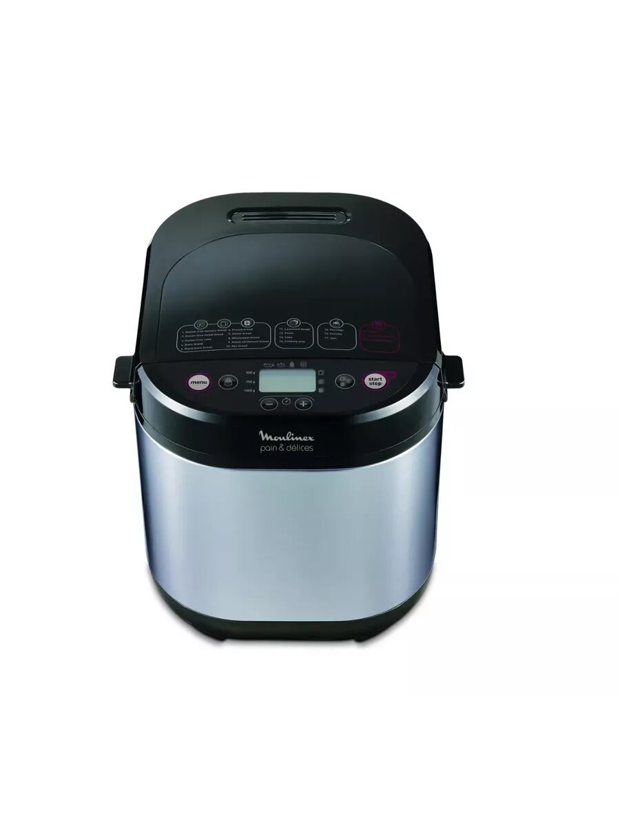 Хлебопечка Moulinex Pain and Delices OW240E, мощность 720Вт, 20 программ, таймер 15 ч