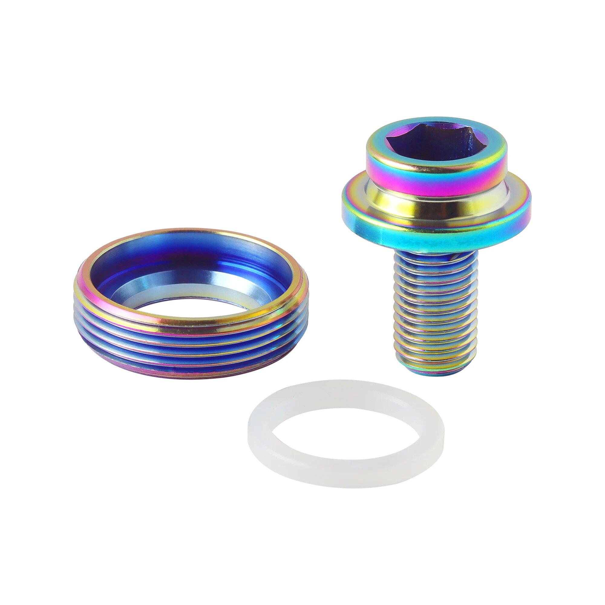 XMSJ Титановые болты для шатунов M8x15 мм Rainbow