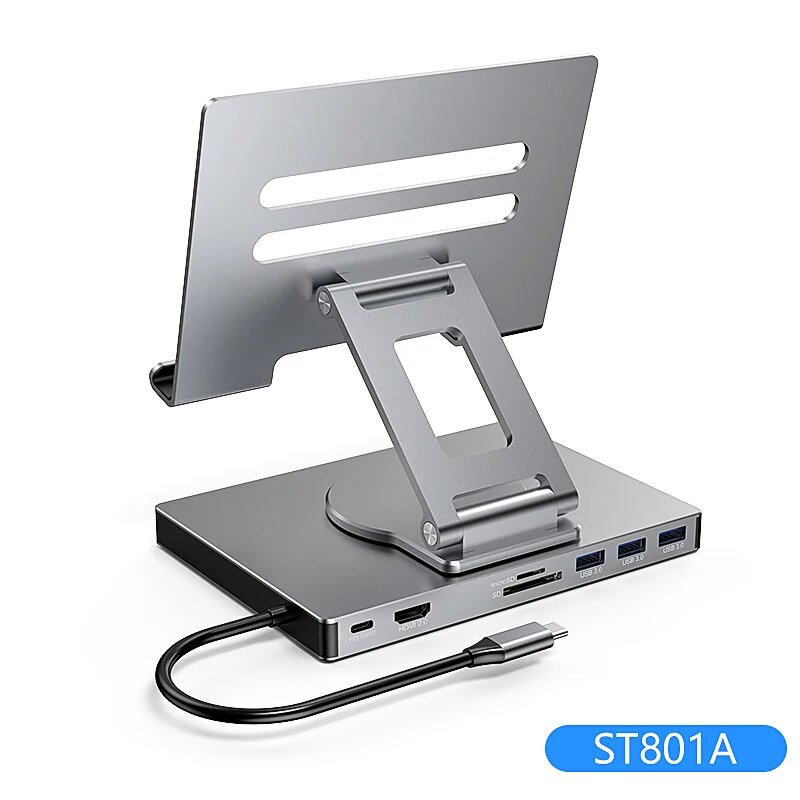 ST801A USB-C хаб с подставкой для iPad Pro