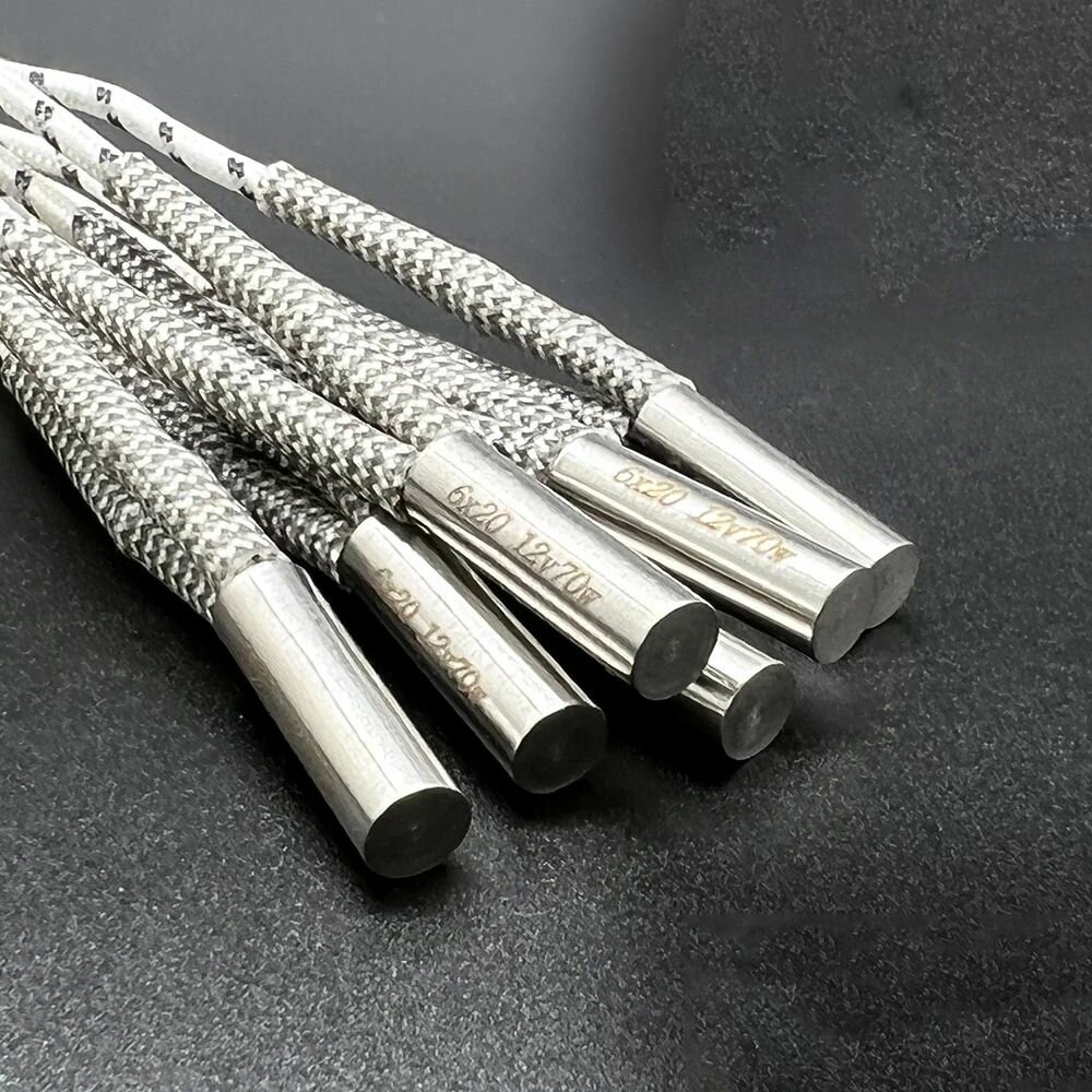 Комплектующие для 3D-принтера: нагревательный картридж 12/24 В 70 Вт, нагревательный блок E3D V6 Volcano, нагревательный элемент хотэнда 50 Вт, высокотемпературная нагревательная трубка.