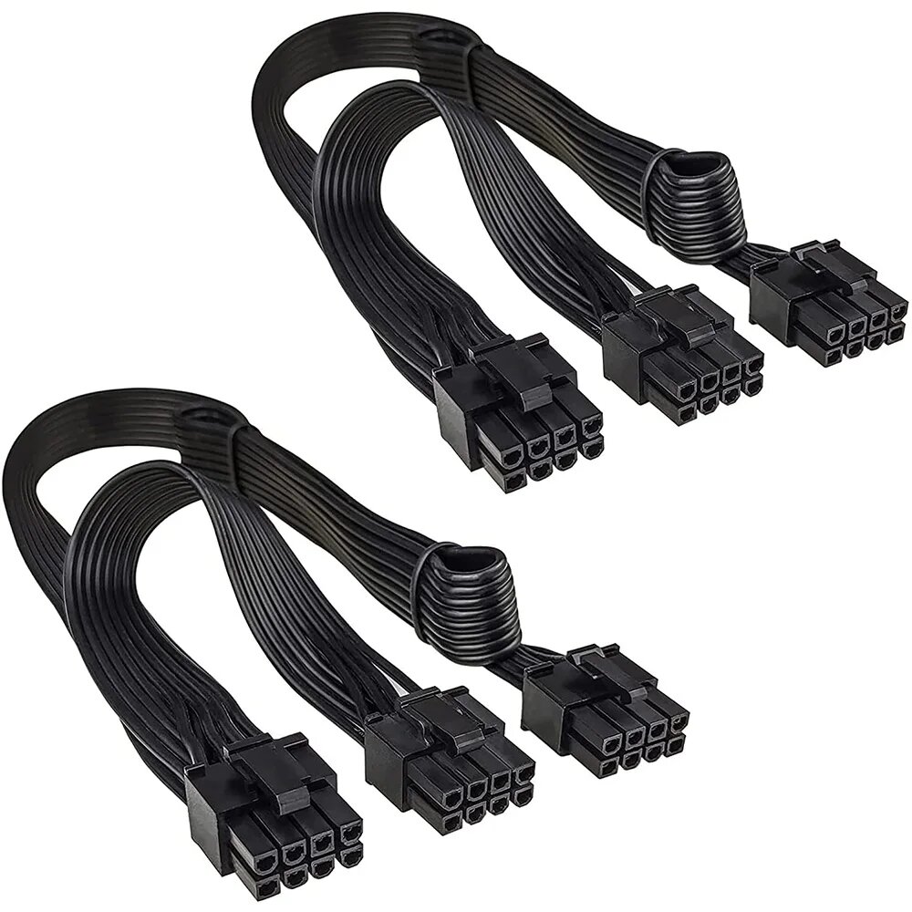 ATX 8-контактный штекер на двойной PCIe 8(6 + 2) штырьковый Штекерный кабель питания, кабель адаптера питания teamprofit COM для Corsair расходные материалы 2/4/6 шт.