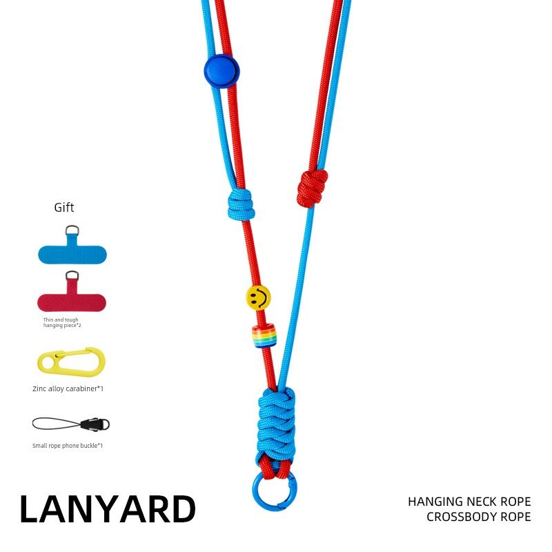 Ремешок-шнурок для телефона с креплением на шею или через плечо для Apple, Huawei, наушников, ID-карт, CCD с маленьким