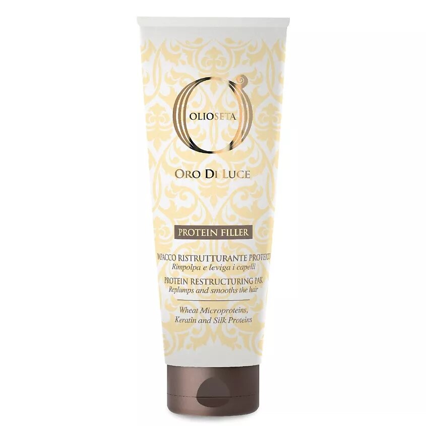 Протеиновый филлер Barex OLS ODL для восстановления волос, микропротеины пшеницы, кератин и протеины шелка, 250мл