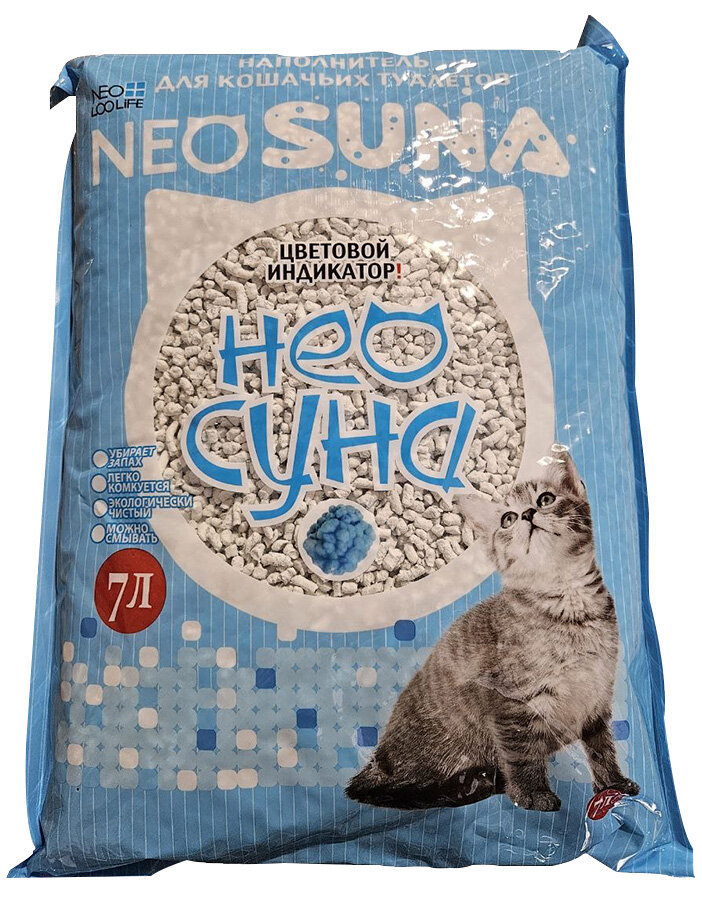 Neo Loo Life Neo Suna наполнитель комкующийся для туалета кошек с цветовым индикатором (7 л)