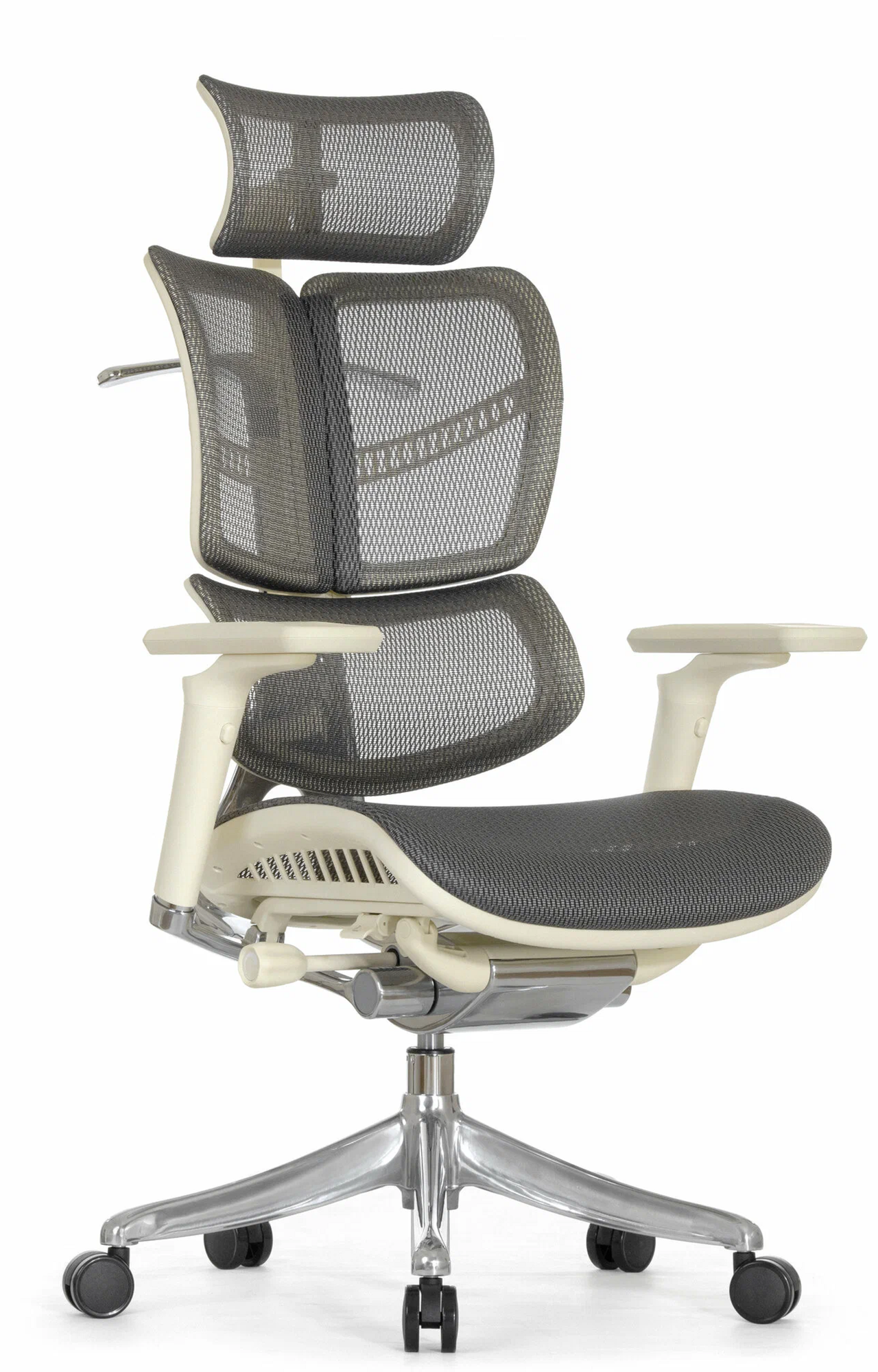 Кресло FALTO FLY 2 (5D подголовник, подлокотники 6D(360), сетка, светлый)