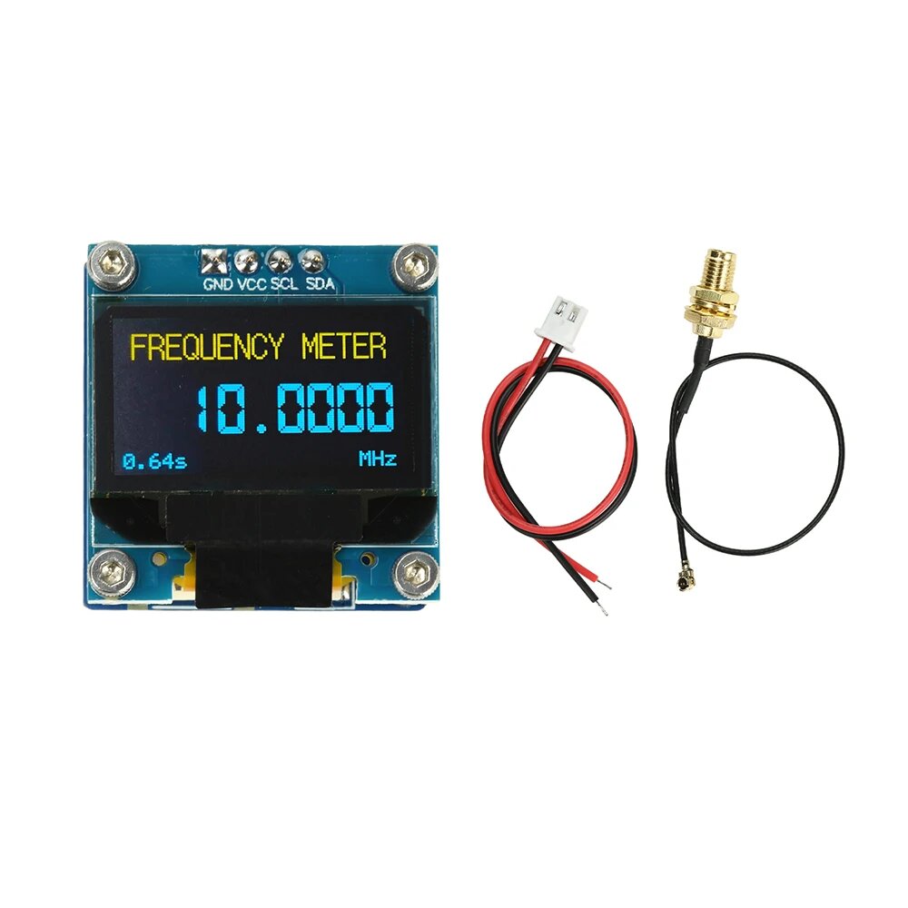 Частотомер OLED 1кГц-100МГц, 20MHz-2.7GHz
